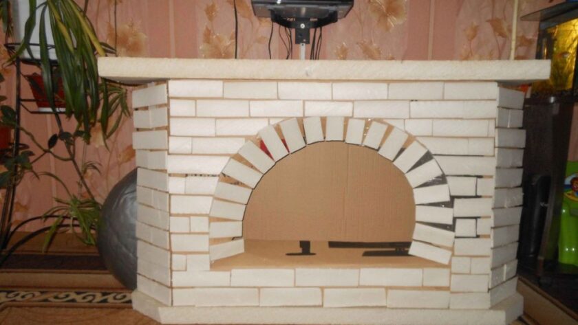 Chimenea de Cartón con Moldes - HAZLO TU MISMO